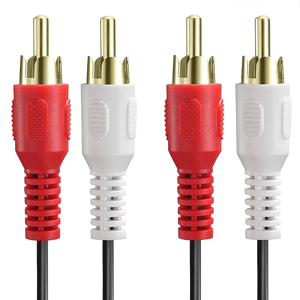 (RCA220B) 2 x RCA plugs to 2 x RCA Plugs - GBK