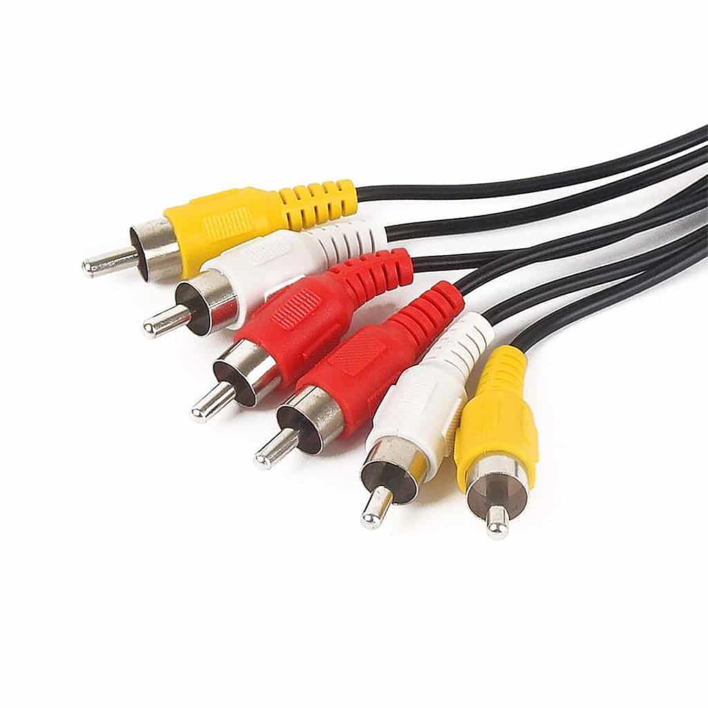 (USB7002) 3xRCA plugs A/V Cable 1.5M long - GBK
