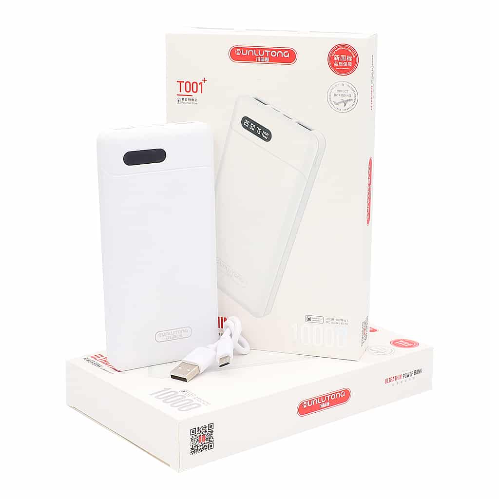 (BANK10B) 10000mAh Capacity Portable Power Bank - GBK